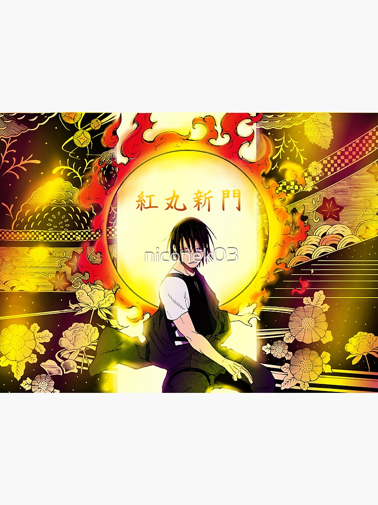 "Fire force Benimaru Shinmon" Sticker for Sale by niconek03 | Redbubble