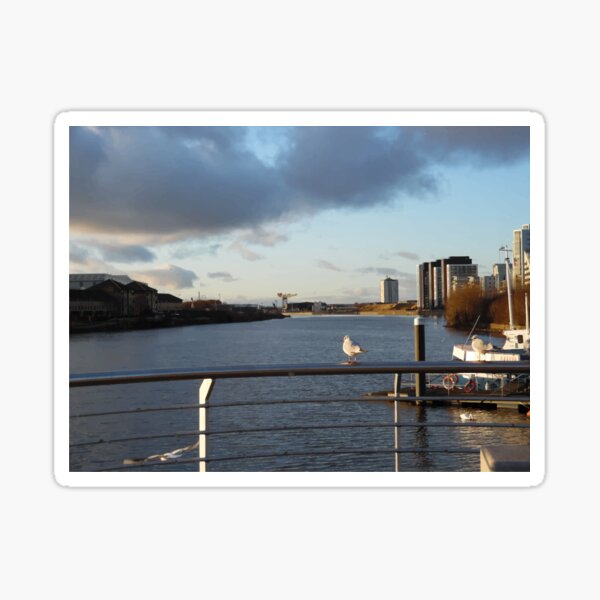 "Scottish Photography Series (Vectorized) - Enjoying the View " Sticker ...