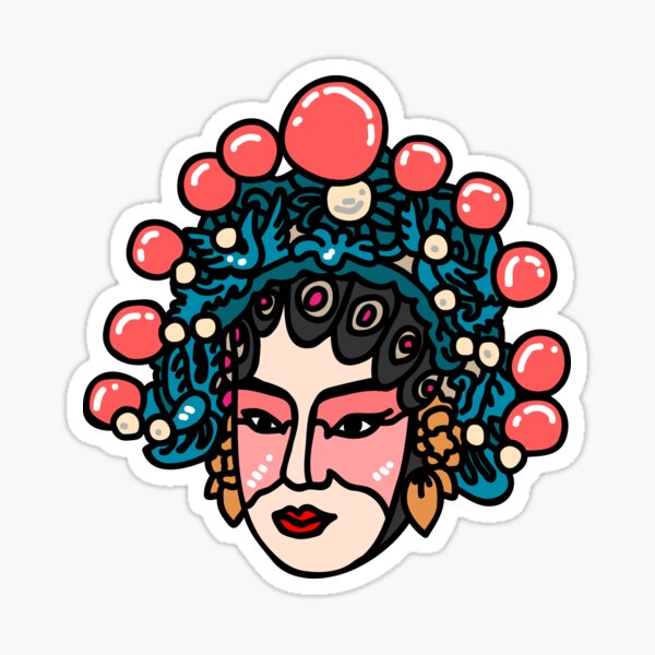 "Chinese Beijing Opera Face Painting Mask Lianpu Colourful Oriental ...