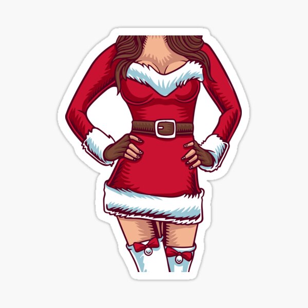 Sexy Funny Santa Best Funny Christmas T Sticker For Sale By Anass002 Redbubble
