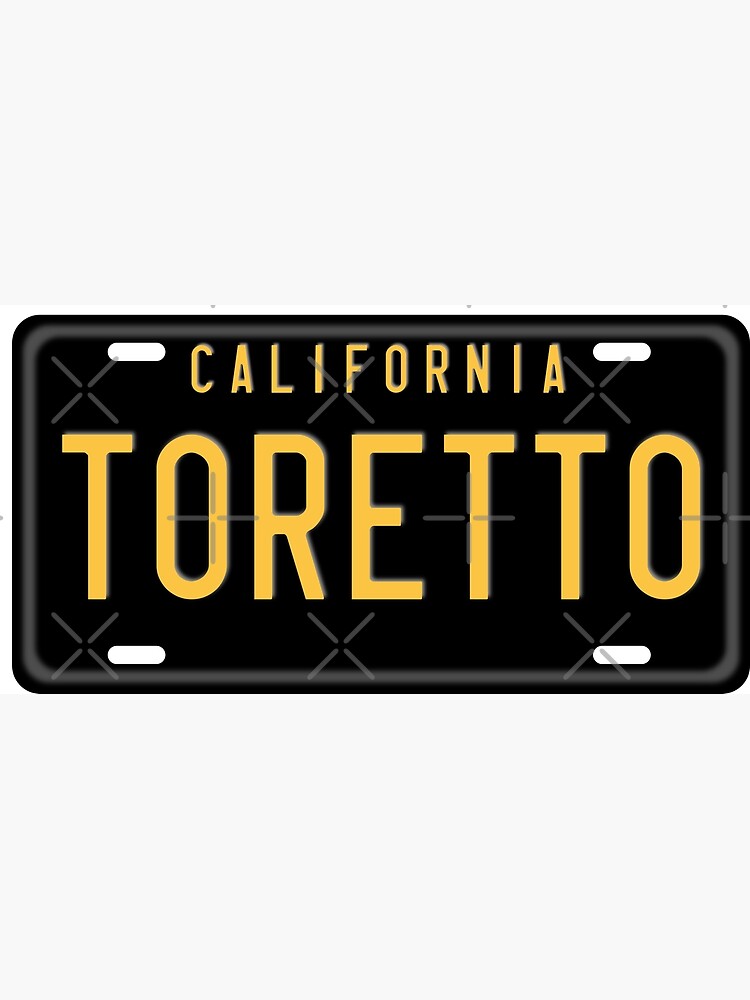 "The Fast And The Furious Toretto License Plate Number Plate" Poster by ...