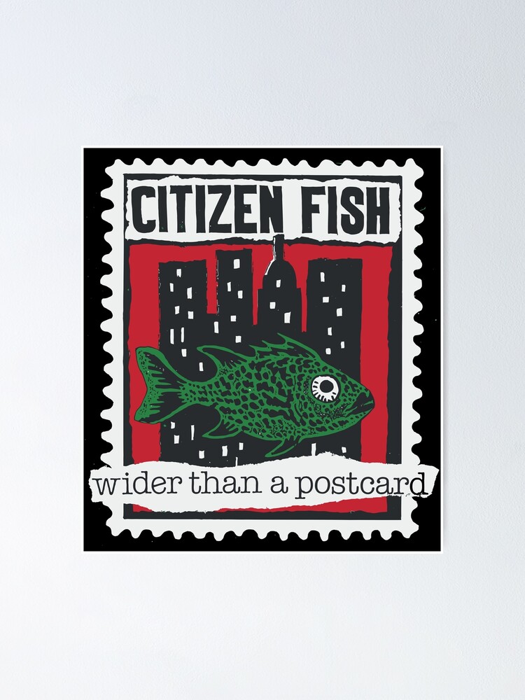 "Citizen Fish Wider Than a Postcard" Poster by LarryMartins | Redbubble