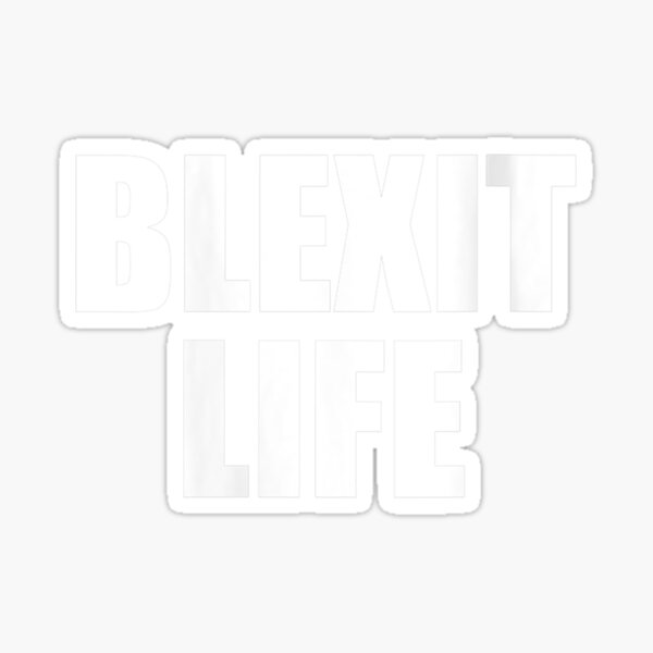 "Womens Blexit Life Political Movement Gift V-Neck" Sticker for Sale by ...