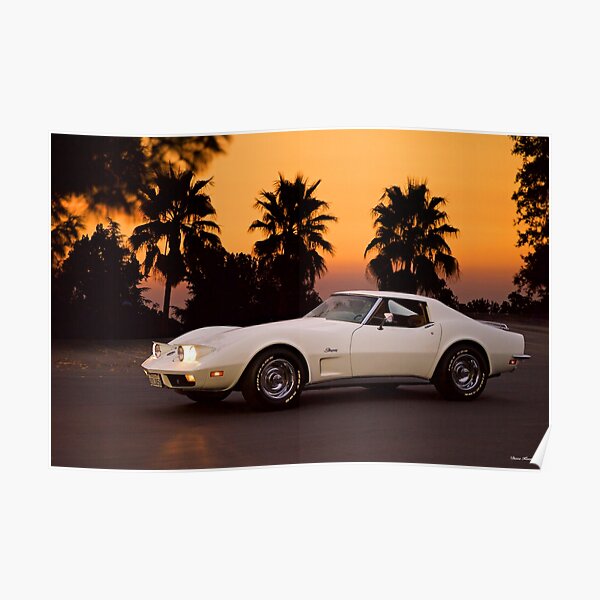 "Chevrolet C3 Corvette Stingray" Poster by DaveKoontz | Redbubble