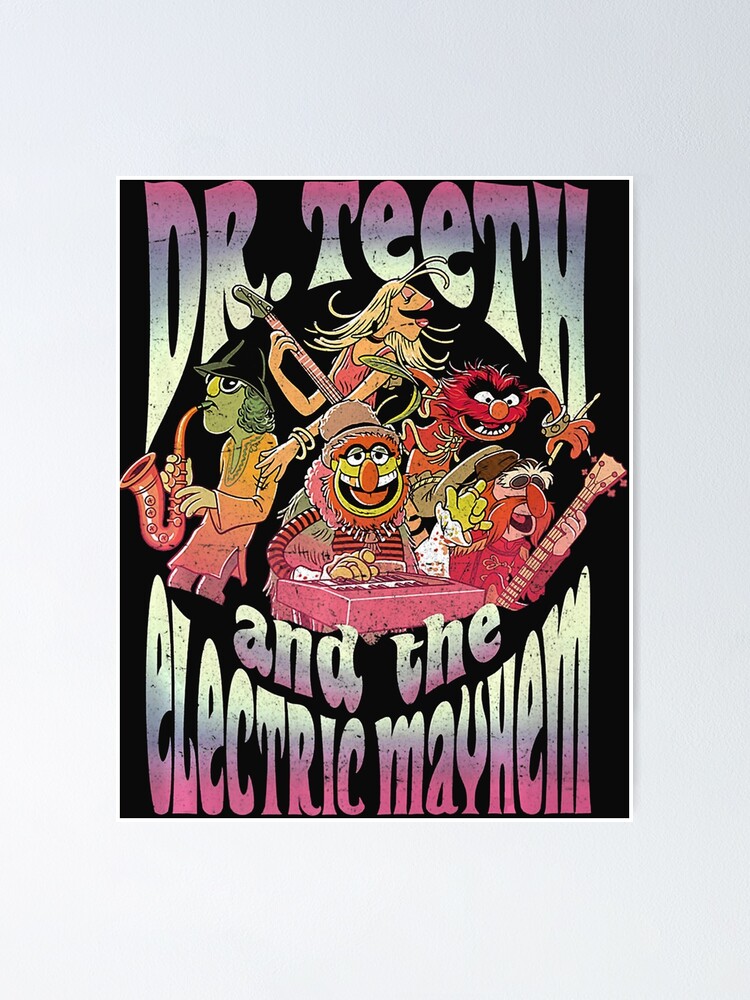"Electric Mayhem" Poster for Sale by terewilliam | Redbubble