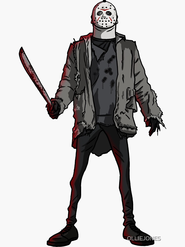 "JASON" Sticker for Sale by OLLIEJONES | Redbubble