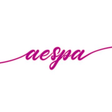 "Aespa" Sticker for Sale by nurfzr | Redbubble