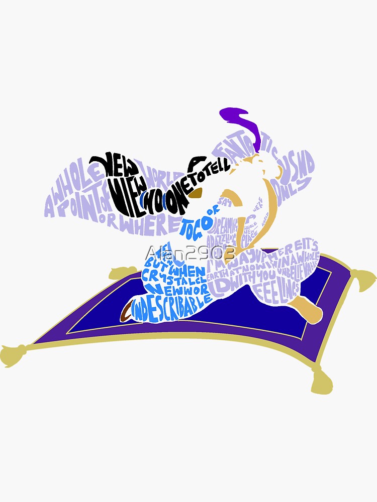 "magic carpet" Sticker for Sale by Alan2903 | Redbubble