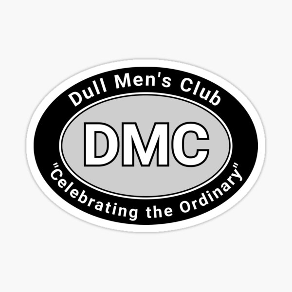 "DMC" Sticker for Sale by DullMensClub | Redbubble