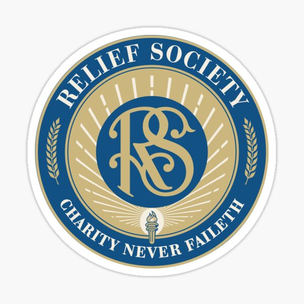 "Relief Society Charity" Sticker for Sale by Kolob | Redbubble
