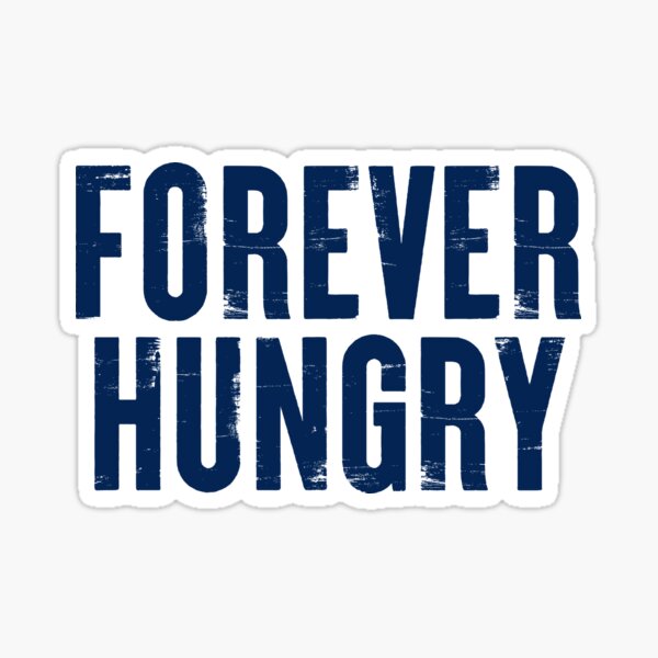 "Forever Hungry #4" Sticker for Sale by SalahBlt | Redbubble