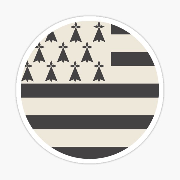 "vintage breton flag" Sticker for Sale by grafikestelle | Redbubble