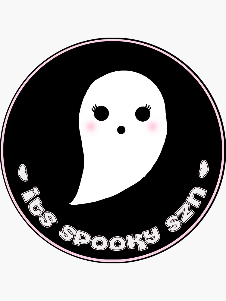 "'its spooky szn' sticker" Sticker for Sale by hxppyduck | Redbubble