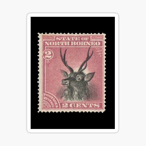 "Sambar Deer from North Borneo" Sticker by AscotSteve | Redbubble