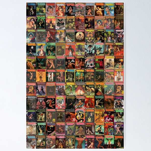 "Vampirella" Poster for Sale by Montage-Madness | Redbubble
