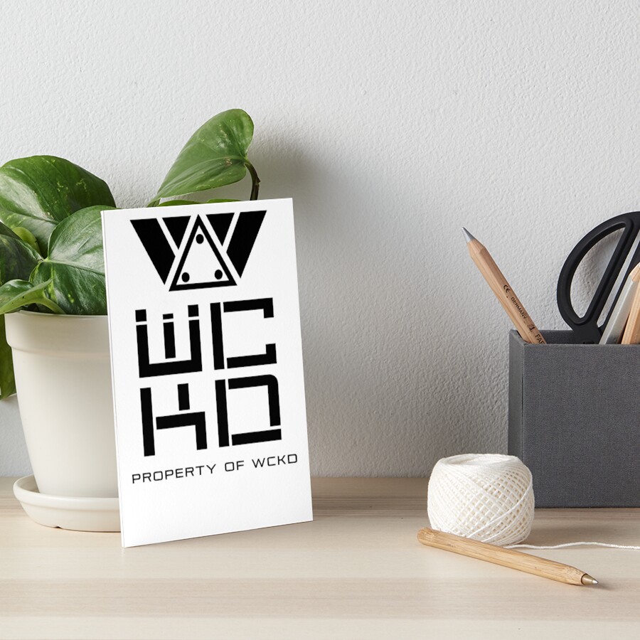 "The Maze Runner WCKD Logo" Art Board Print for Sale by nicko157 ...