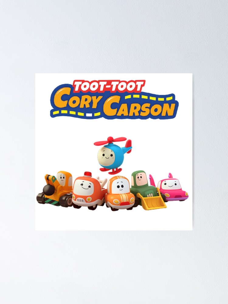 "Toot Toot Cory Carson cartoon show kids" Poster by Alastair42 | Redbubble