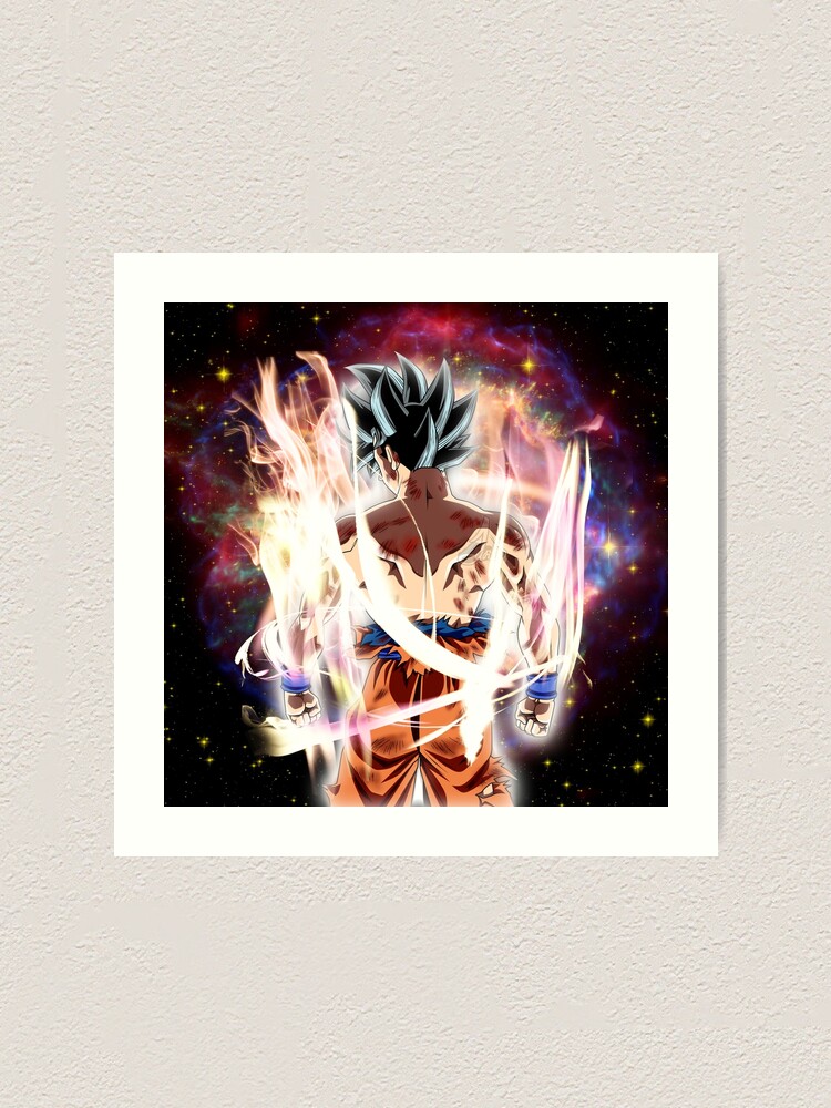 "Dragon Ball Super Goku ultra instinct final form" Art Print by Maystro ...