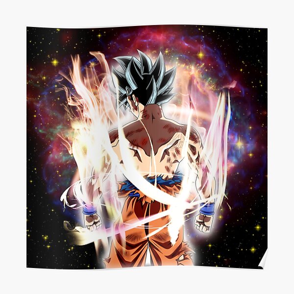 "Dragon Ball Super Goku ultra instinct final form" Poster by Maystro ...