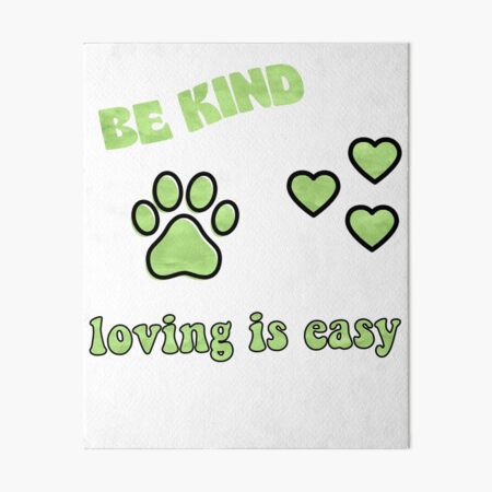 "green pack cute hearts be kind pack" Art Board Print for Sale by ...