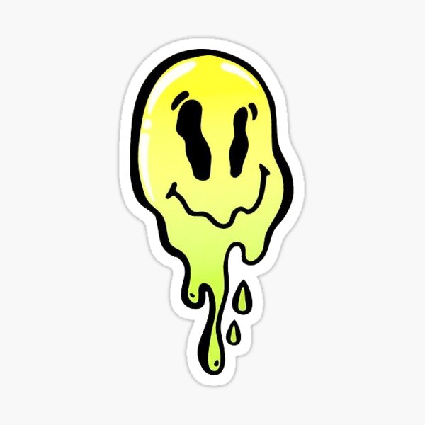 "Drippy Face" Sticker for Sale by emiilyalexandra | Redbubble