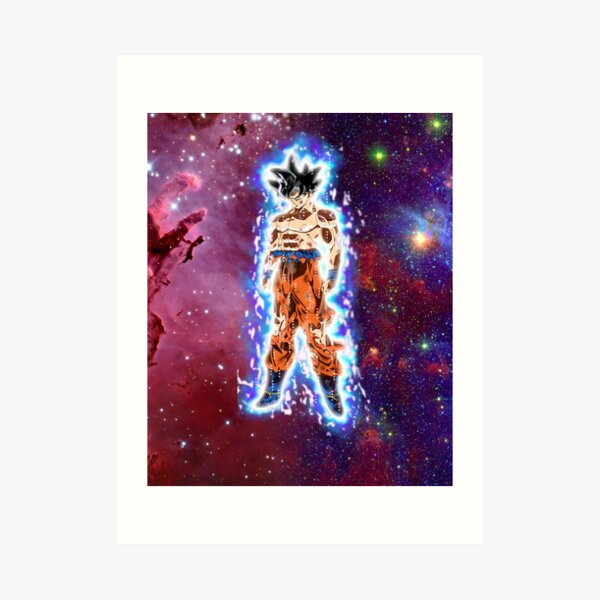 " Dragon Ball Super Goku ultra instinct final form" Art Print by ...