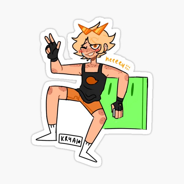 "heyyyy" Sticker by Kryai | Redbubble