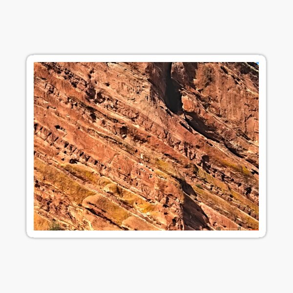 "Red Rock Layers" Sticker for Sale by RebekahLanden | Redbubble