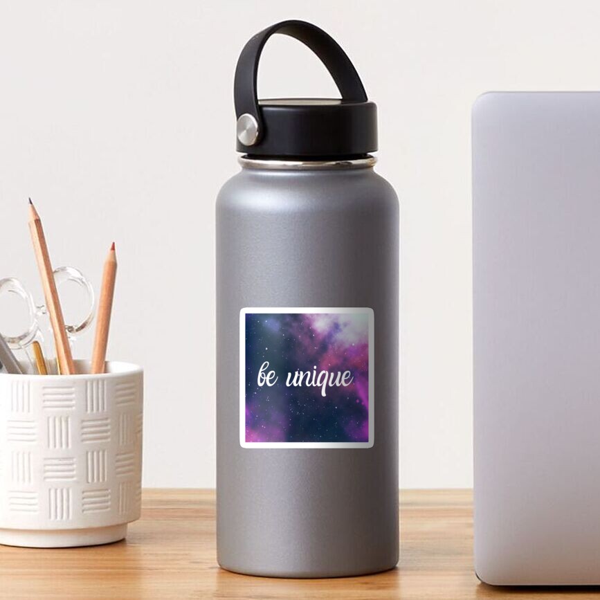 "Be unique" Sticker for Sale by alishen | Redbubble