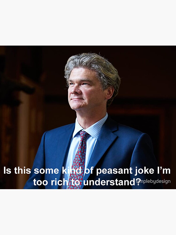 "BBC Ghosts Julian - is this some kind of peasant joke?" Sticker for ...