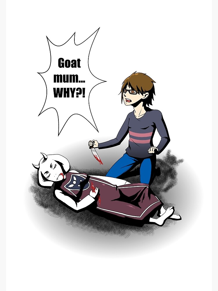 "Undertale - genocide "Regret"" Art Print for Sale by GruntCatcher ...