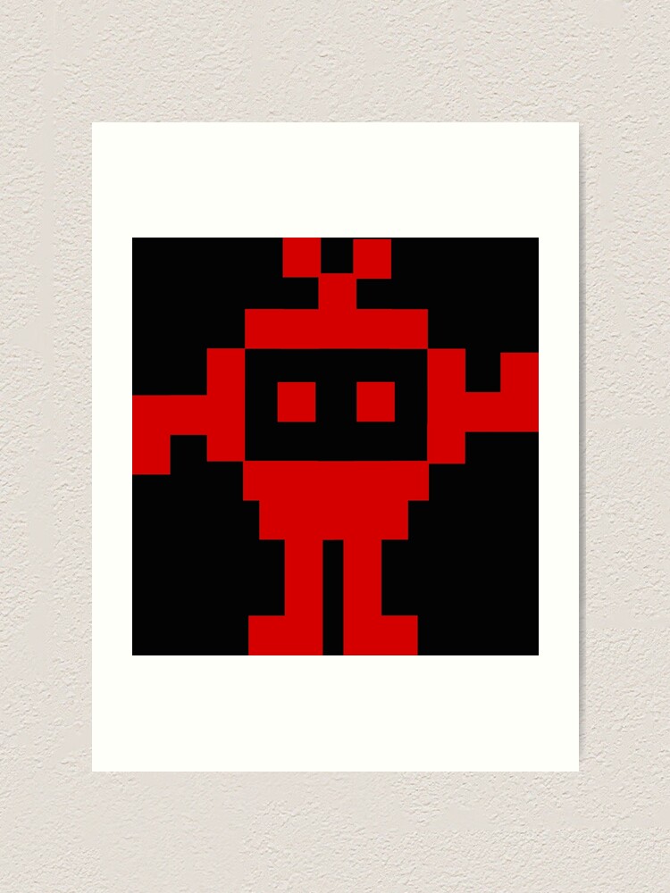"8 Bit Invader, 8 Bit Monster, Pixel Invader" Art Print for Sale by ...