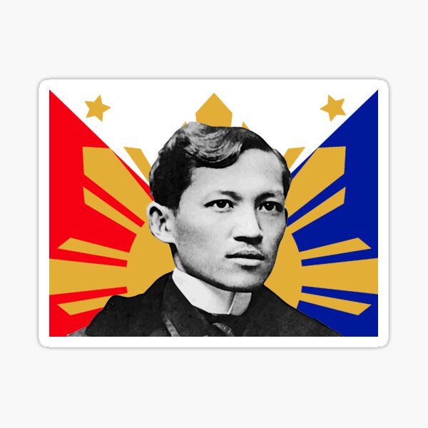 "Rizal Flag" Sticker for Sale by kayve | Redbubble
