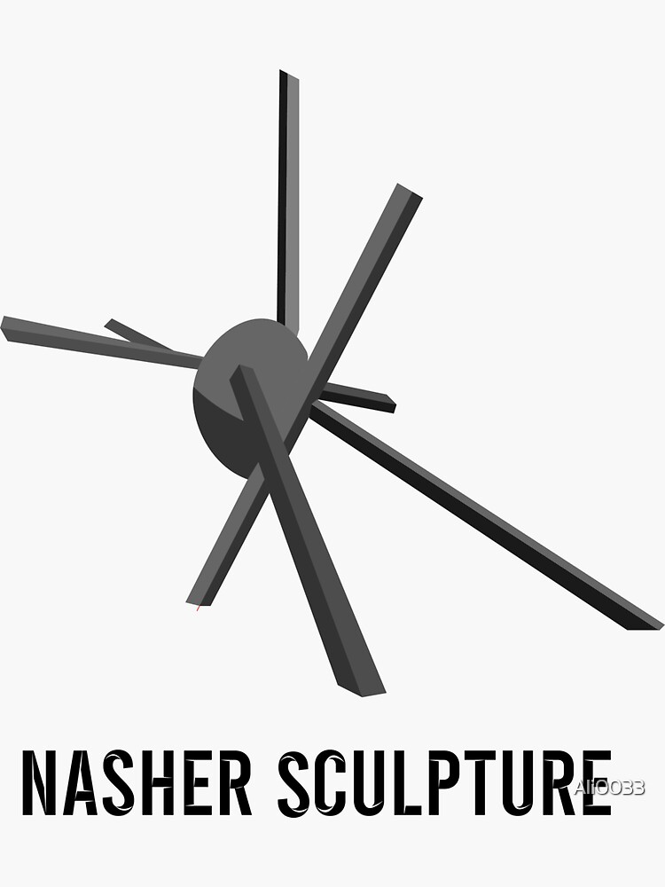 "Nasher Sculpture" Sticker for Sale by Ali0033 | Redbubble