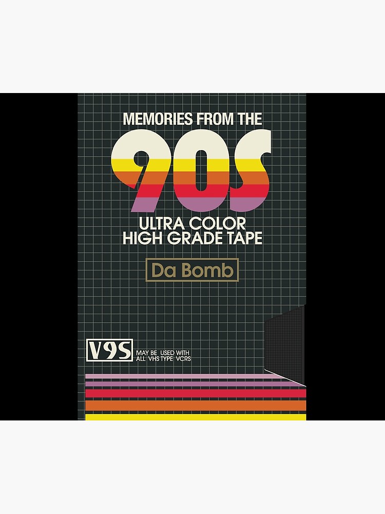 "90s memories VHS" Shower Curtain for Sale by mathiole | Redbubble