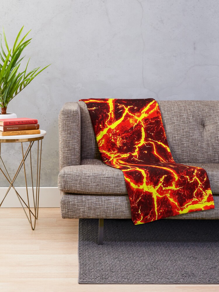 "Lava" Throw Blanket for Sale by Wanato | Redbubble