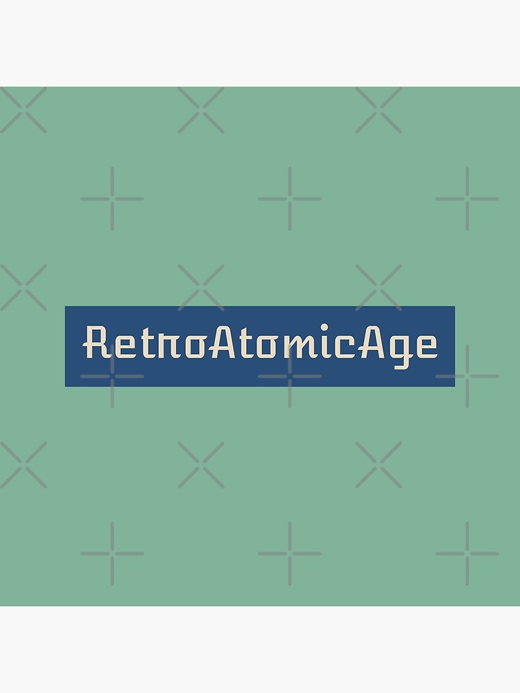 "Retro Atomic Age Logo" Poster by VaniniLuxury | Redbubble