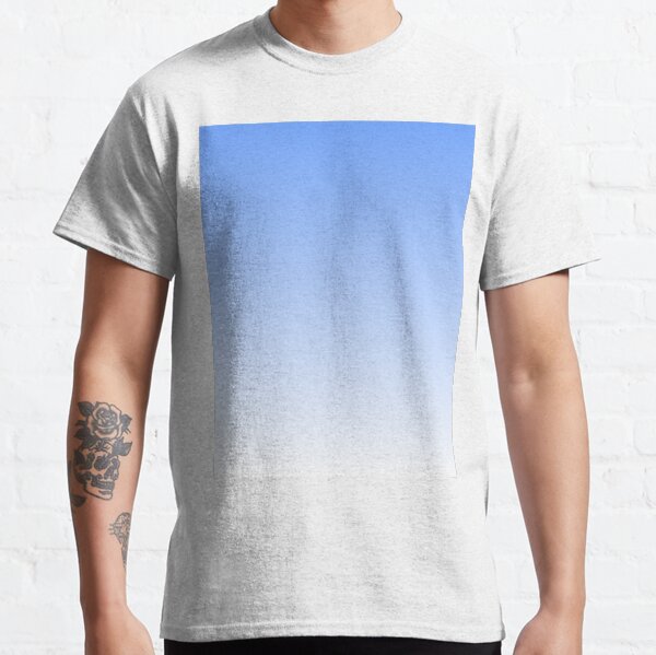 Blue To White Gradient T-Shirts | Redbubble