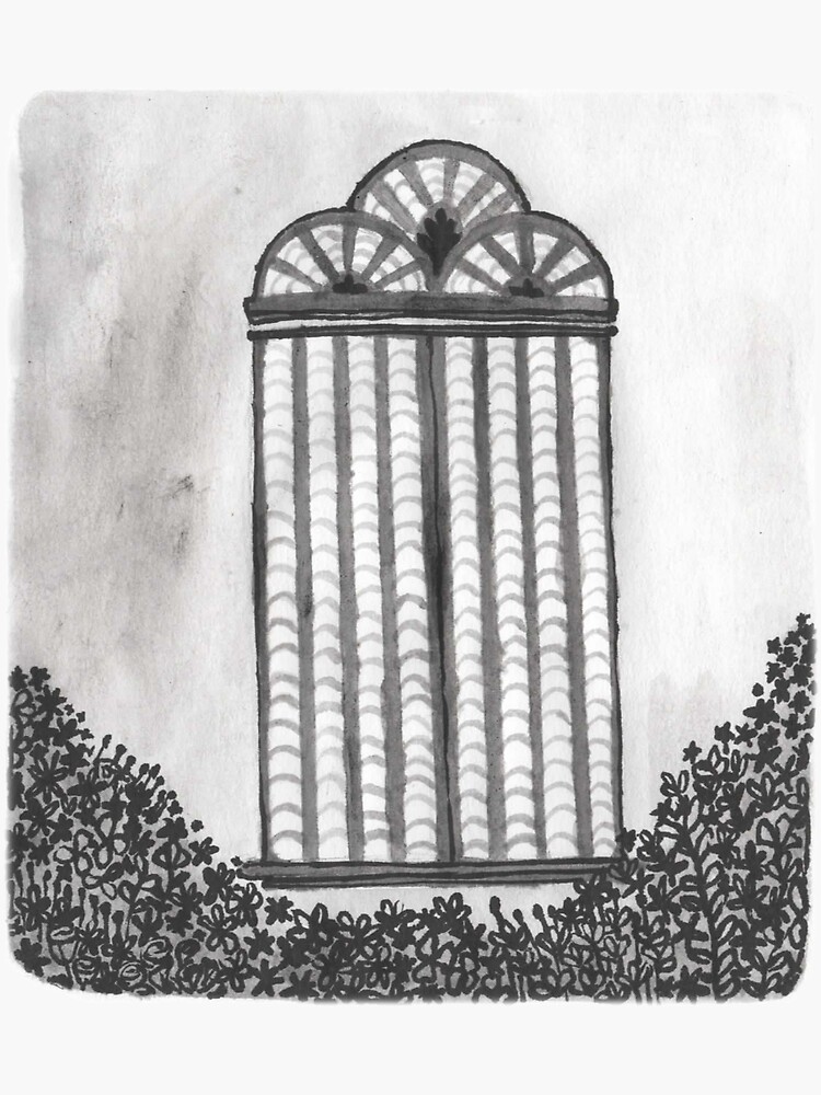 "Oyster Shell Window" Sticker for Sale by Klasha | Redbubble