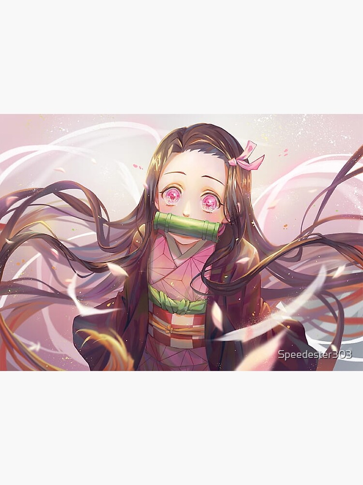 "Nezuko Pretty" Poster by Speedester303 | Redbubble