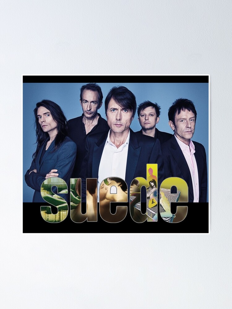 "SUEDE Britpop Fan Art London Band merch" Poster by charmingthreads ...