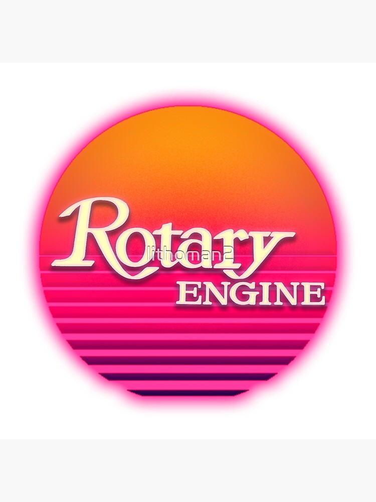 "Mazda Rotary Engine Emblem" Poster for Sale by lithoman2 | Redbubble