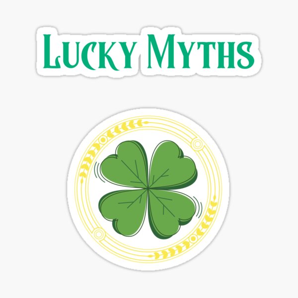 "Lucky Myths" Sticker for Sale by TruthDeception | Redbubble