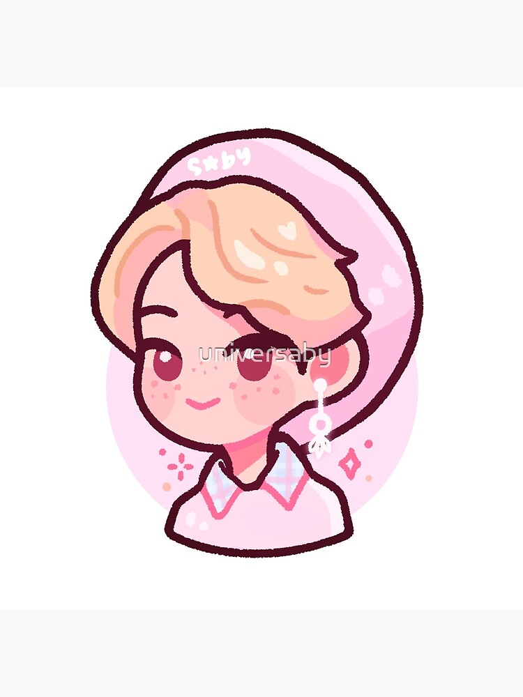 SKZ 』Pink Felix Chibi" Poster by universaby | Redbubble