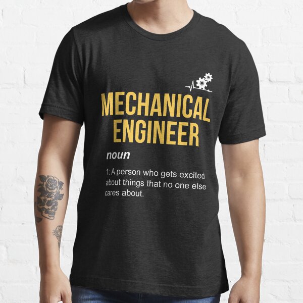 "Mechanical Engineer Definition | Mechanical Engineer Gift" T-shirt for ...