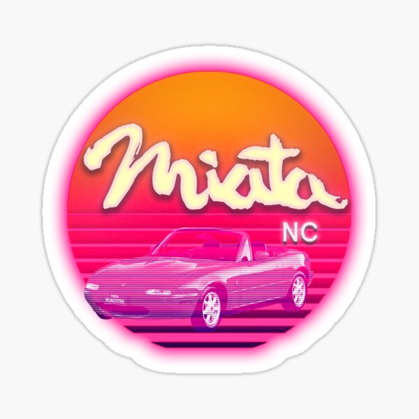 " Mazda Miata MX-5 NC Emblem" Sticker for Sale by lithoman2 | Redbubble