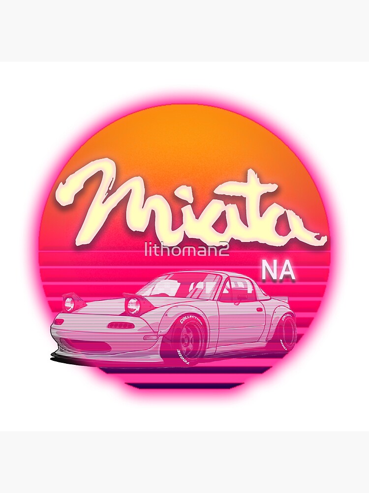 "Mazda Miata MX-5 NA Emblem" Art Print by lithoman2 | Redbubble