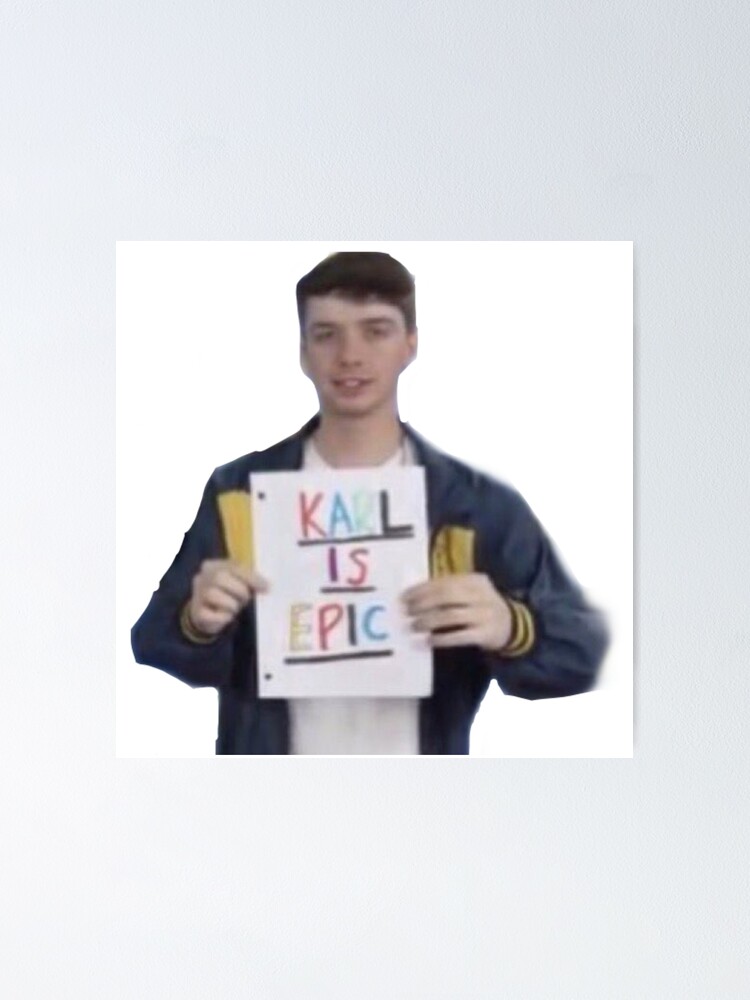 "Karl Jacobs" Poster by lara-bacchus | Redbubble