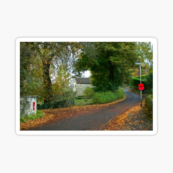 "Remembrance Lane" Sticker by Alisonchambers2 | Redbubble