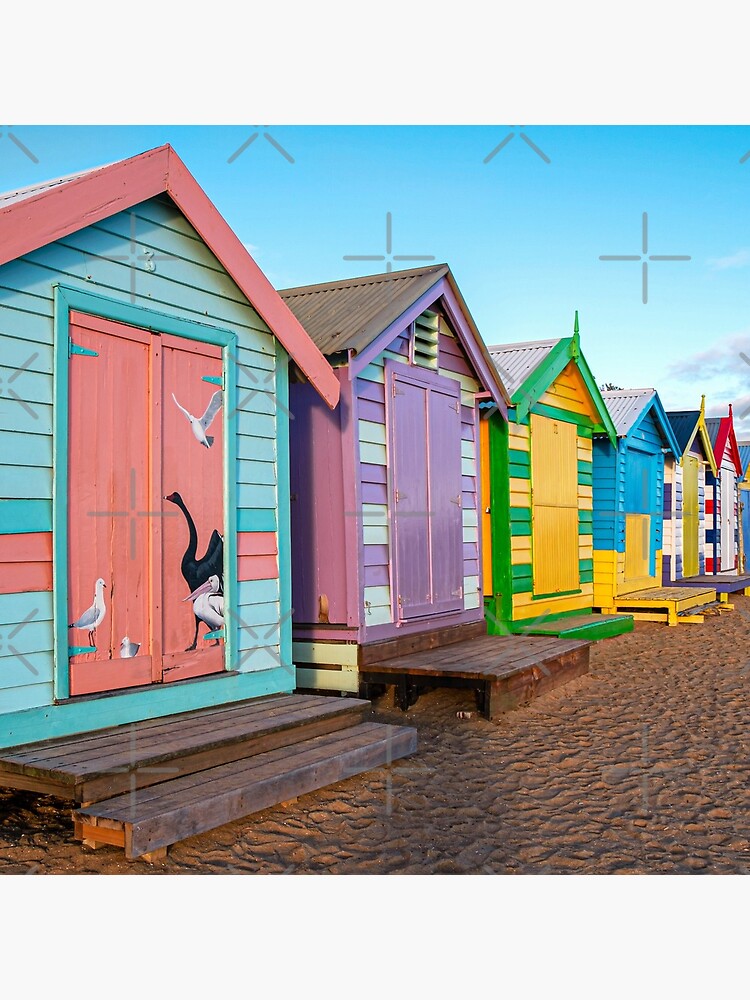 "Colourful Brighton Beach Huts" Coasters (Set of 4) for Sale by cjr0106 ...